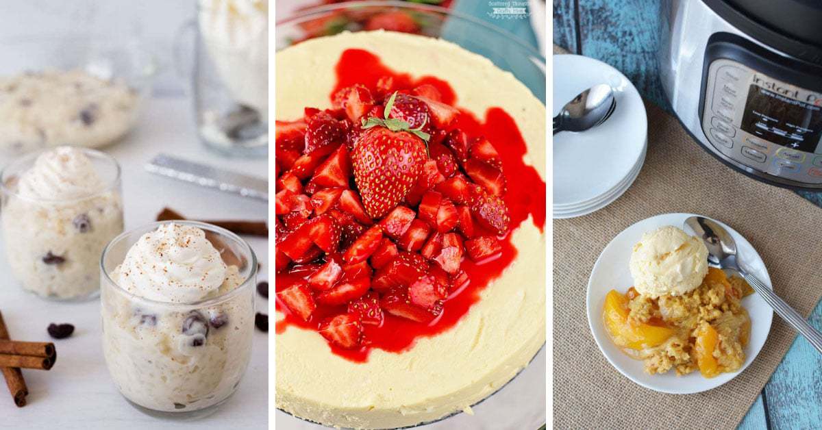 Instant Pot Dessert Recipes {You've never tasted pudding so good!}
