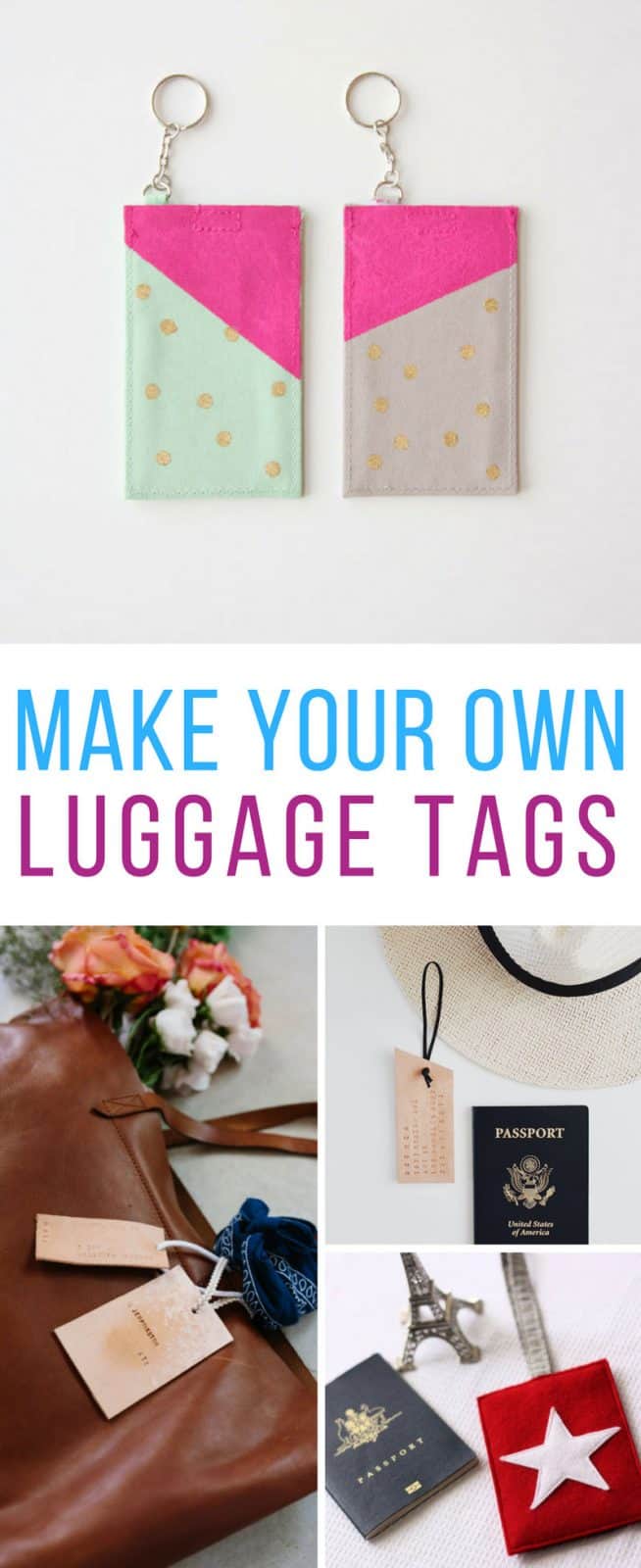 16 Fabulous DIY Luggage Tags to Help You Find Your Bags