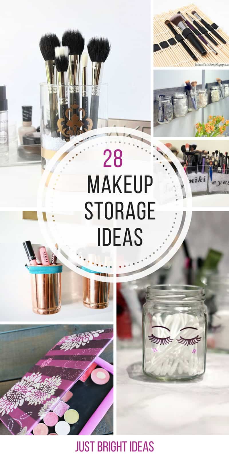 28 Brilliantly Easy DIY Makeup Storage Ideas You Need To Make Now 28 Brilliantly Easy DIY Makeup Storage Ideas You Need To Make Now