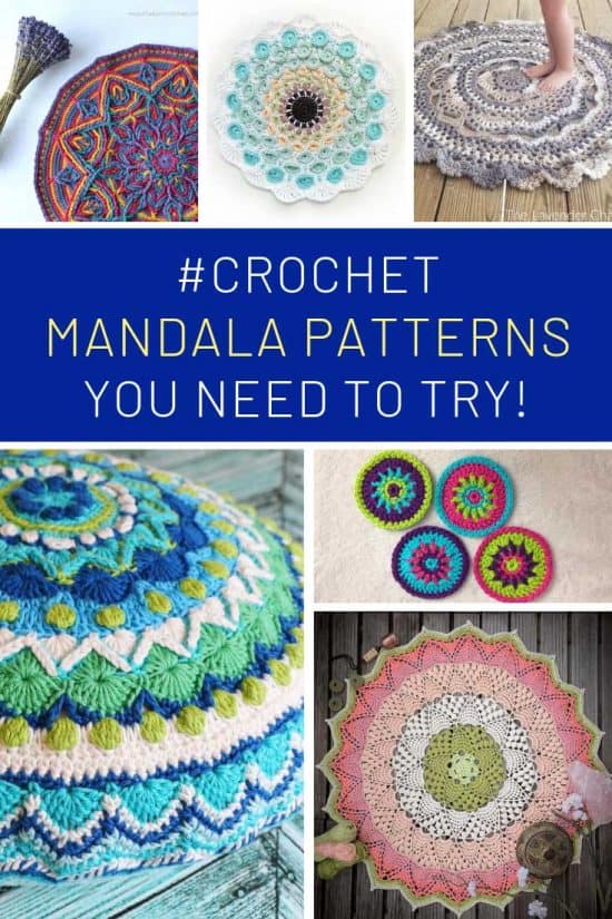 Gorgeous Mandala Crochet Patterns You Need to See!