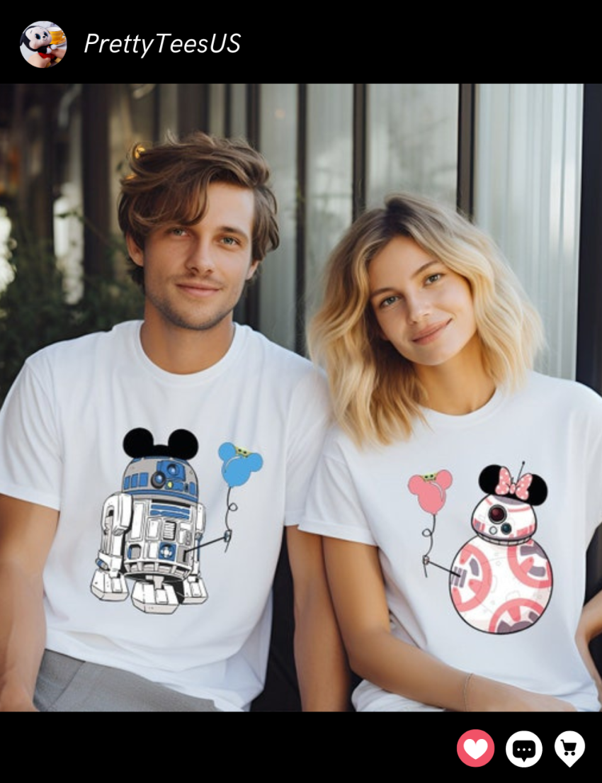 Make your trip magical with these cute couple's Disney shirts
