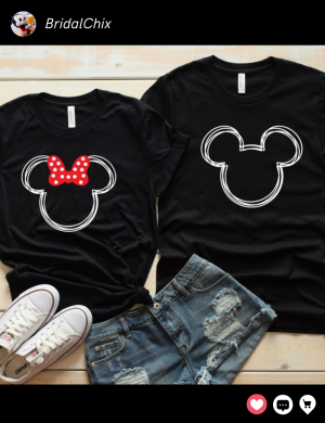 Make your trip magical with these cute couple's Disney shirts