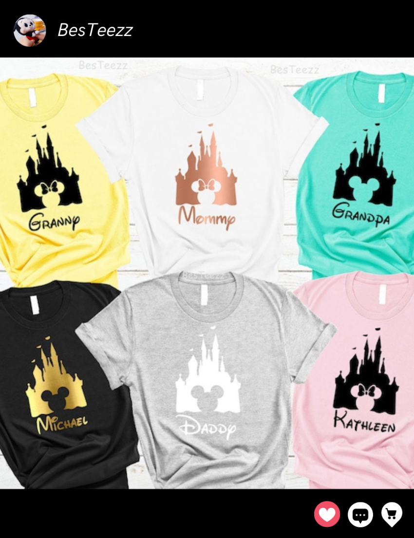 The must have matching family Disney shirts for magical moments on your ...
