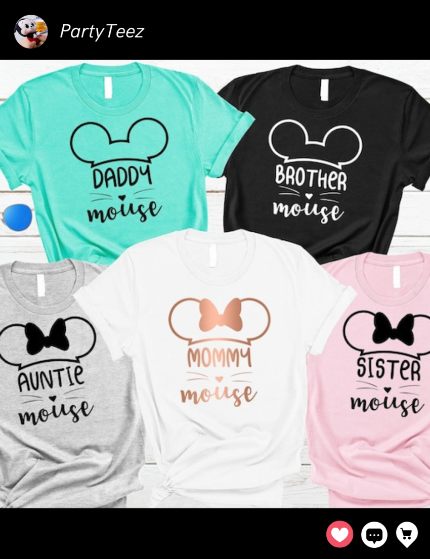 The must have matching family Disney shirts for magical moments on your vacation