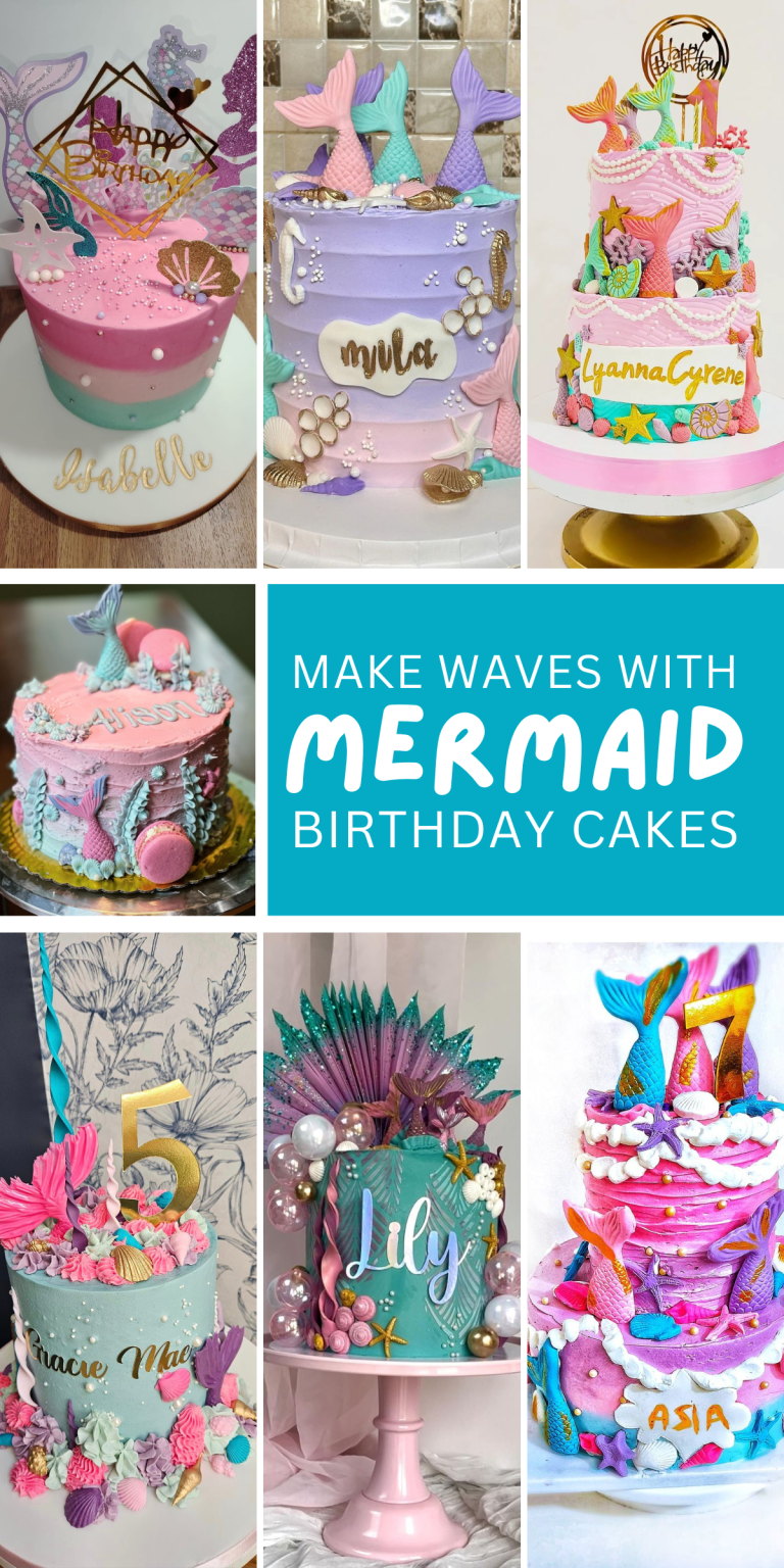 Make Waves with These Magical Mermaid Birthday Cakes