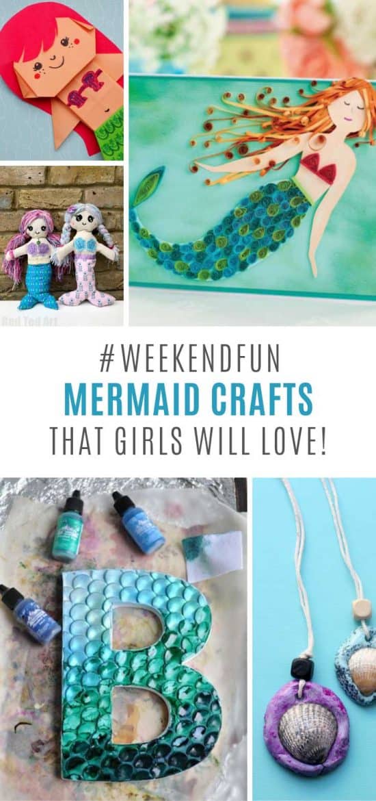 19 Mermaid Craft Ideas for Kids to Make this Weekend