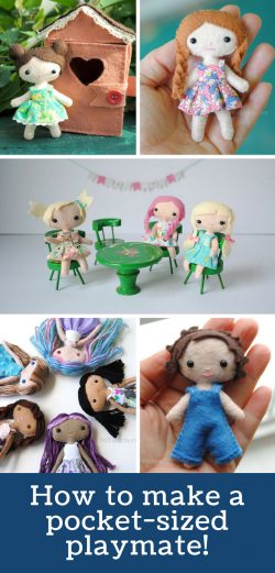 These Adorable DIY Mini Felt Dolls Will Become Favourite Playmates!