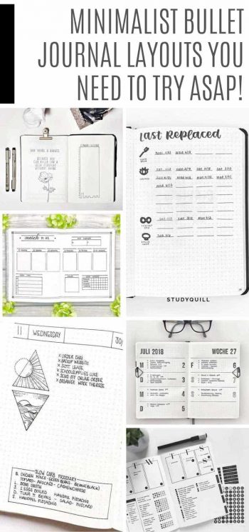 These Minimalist Bullet Journal Spreads Will Inspire You to Embrace Simple!
