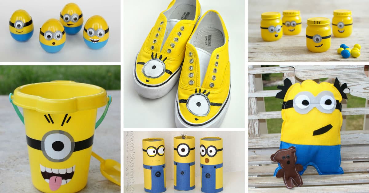21 Minion Crafts Your Little Henchmen Will Go Crazy For!