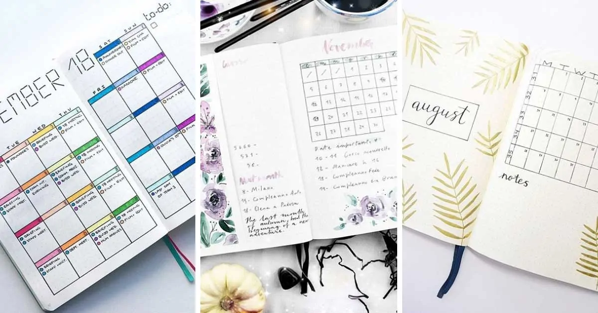 10 Cute Monthly Bullet Journal Ideas You'll Want to Steal!