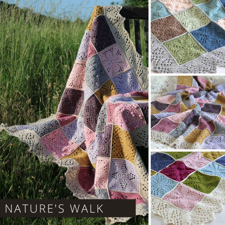 This Nature's Walk Crochet Blanket Will Remind You of the Great Outdoors