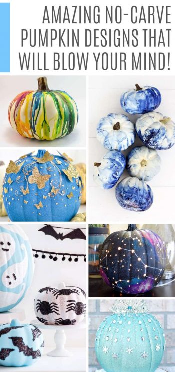 Unusual No Carve Pumpkin Decorating Ideas {All the fun of pumpkins ...