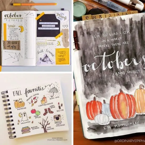 32 Cute October Bullet Journal Ideas to Get You in the Mood for Fall