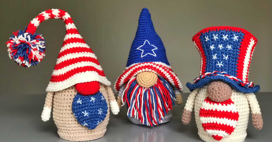 Add a Touch of Red, White, and Blue to Your Crochet Projects for ...