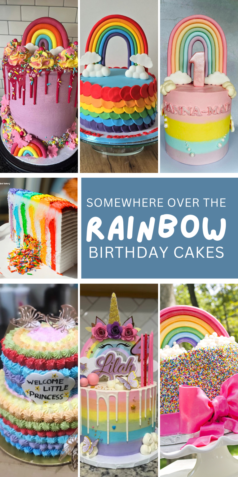 Make their birthday extra magical with these rainbow birthday cake ideas