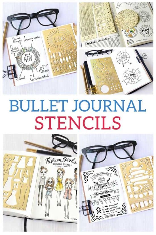 Bullet Journal Stencils {They'll save you a ton of time!}