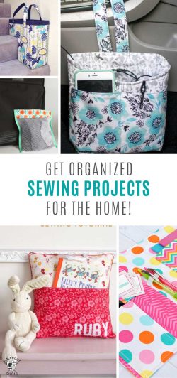 15 Awesome Sewing Projects for the Home to Make You an Organization Genius!
