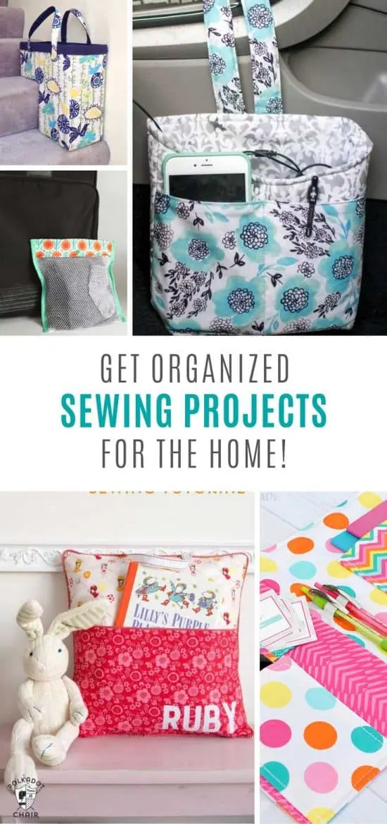 15 Awesome Sewing Projects for the Home to Make You an Organization Genius!