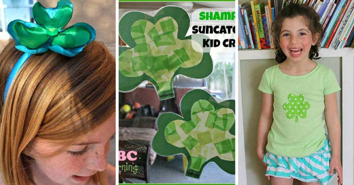 20 Lucky Shamrock Crafts for Kids to Make