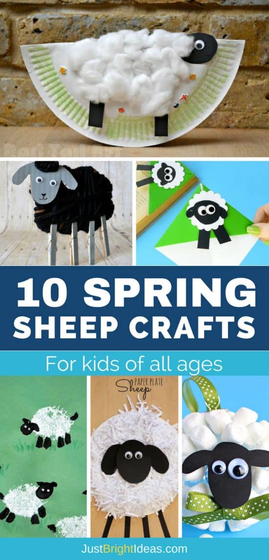 10 Adorable Spring Sheep Crafts for Kids