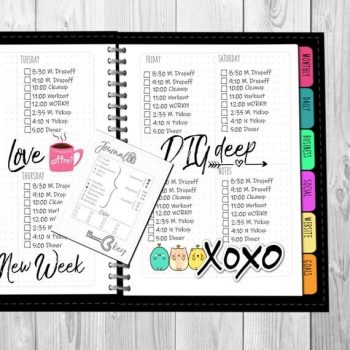Bullet Journal Printable Starter Kit