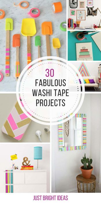 30 Amazing Washi Tape Crafts You Need to Try