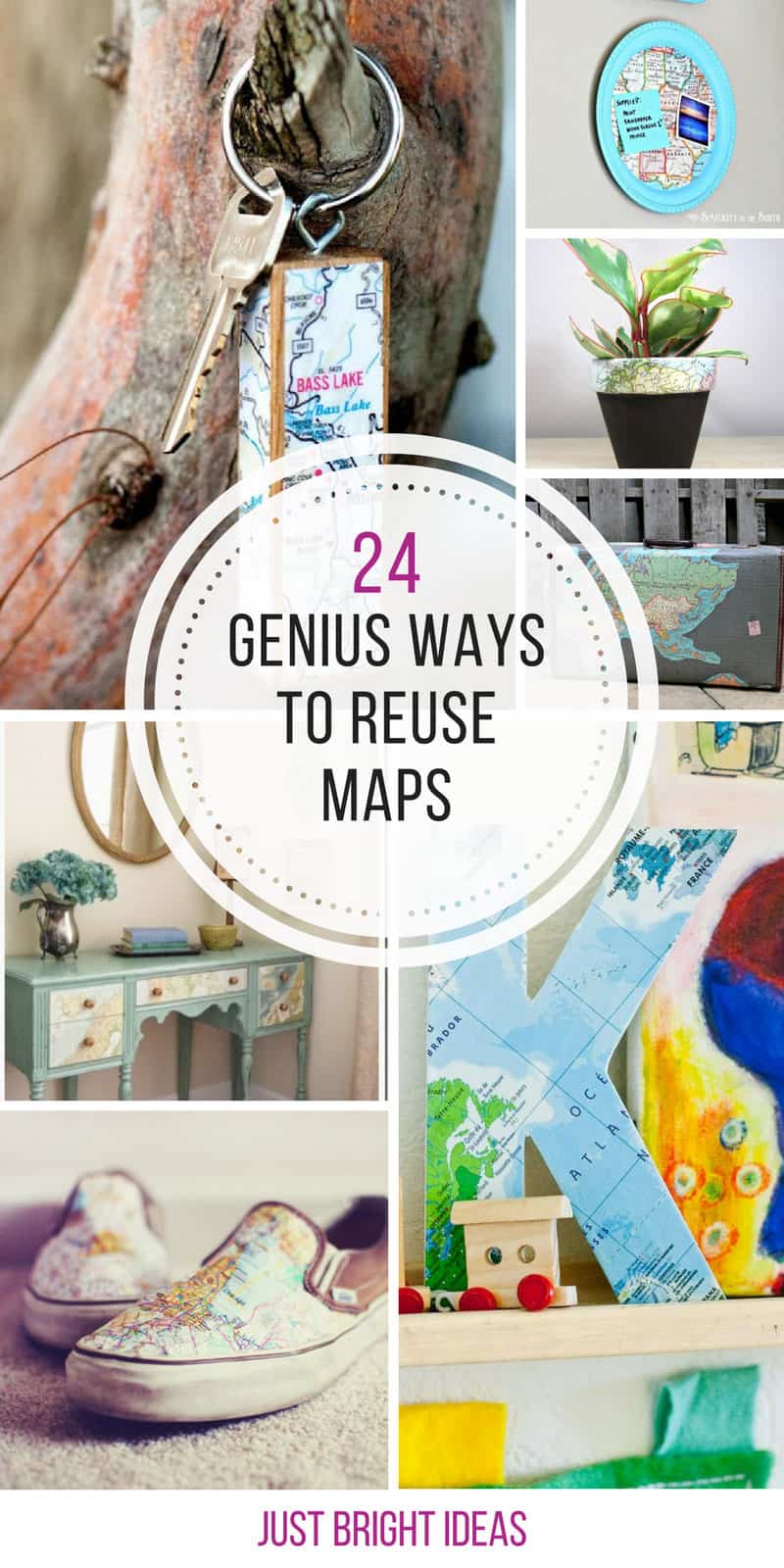 24 Awesome Ways to Repurpose Maps You Need to See