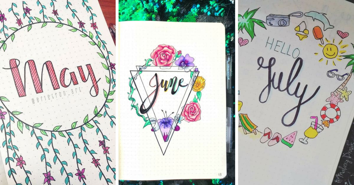 Monthly Bullet Journal Themes {Pick a different theme for every month ...