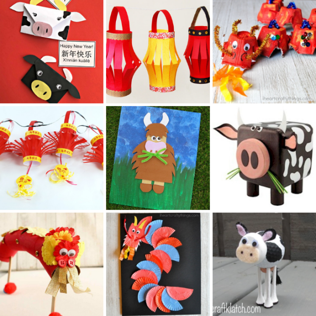 16 Fun Chinese New Year Craft Ideas - 2021 Year of the Ox