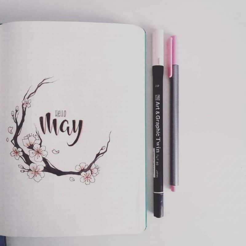 11 Gorgeous May Bullet Journal Ideas to Inspire You