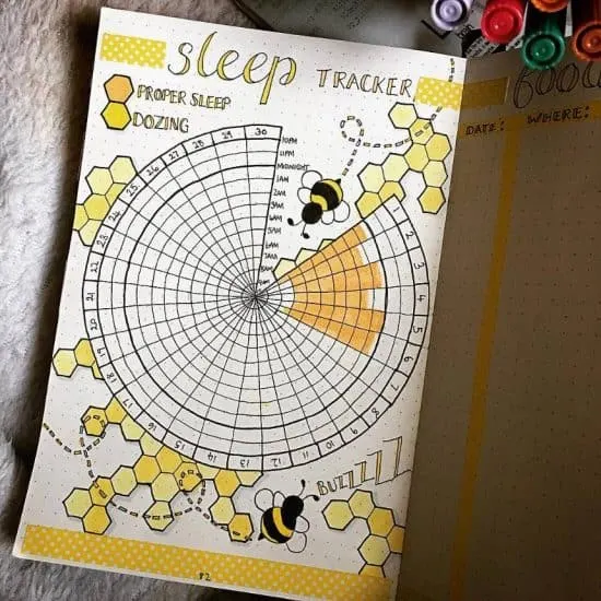 25 Bullet Journal Sleep Tracker Spreads {Monitor your Zzzzzzzs!}