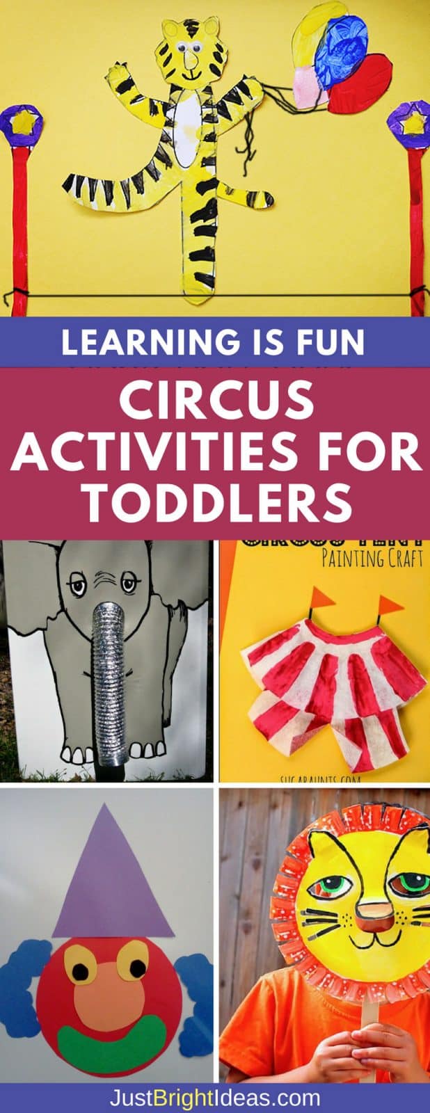 Brilliant! Circus Crafts Your Toddlers will LOVE!