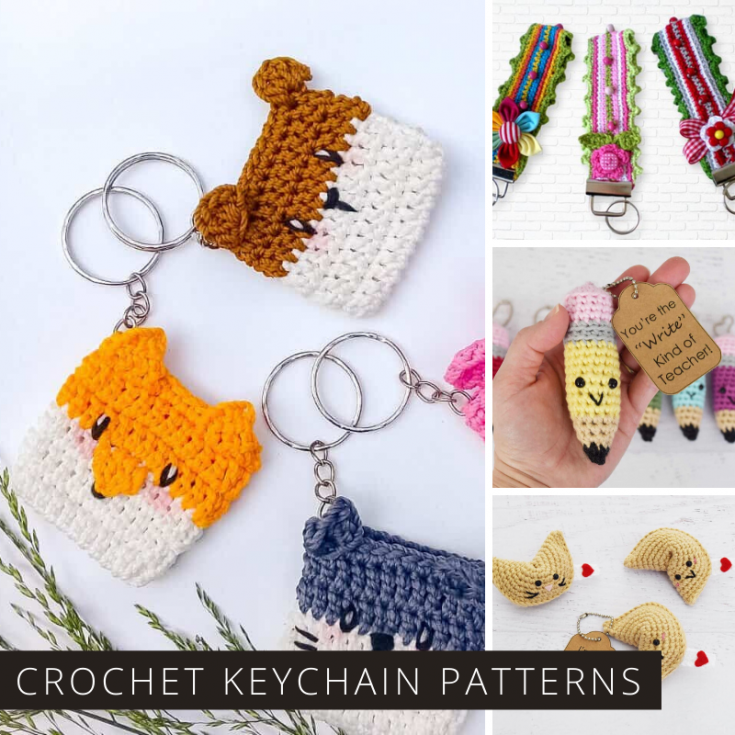 These Crochet Keychain Ideas Make Quick and Easy Handmade Gifts