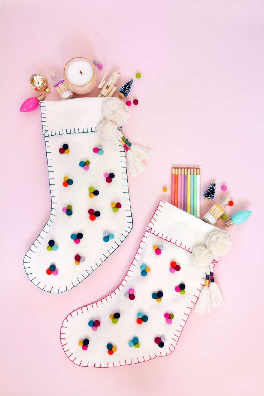 20 DIY Christmas Stockings You Can Hang by the Fire