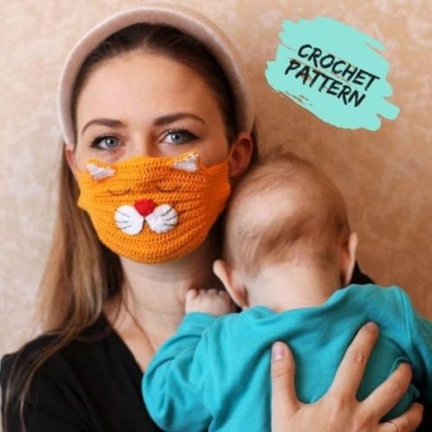 These Crochet Face Mask Patterns are Quick and Easy to Make