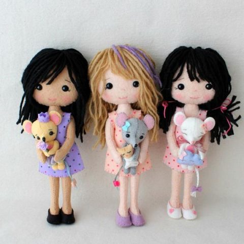 33 of the Cutest Doll Patterns for You to Make for Your Child