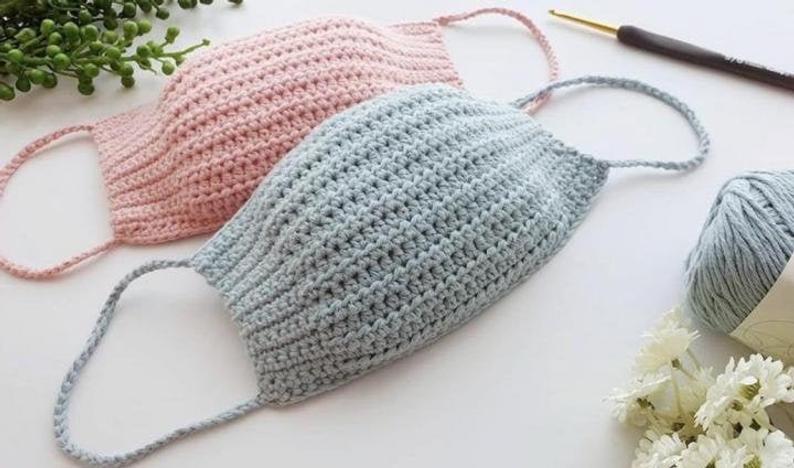 These Crochet Face Mask Patterns are Quick and Easy to Make