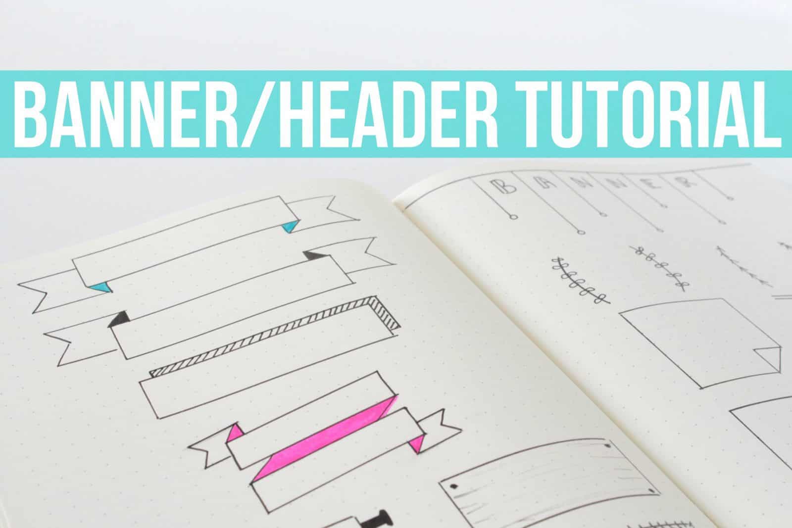 10 Tips for Doodling Bullet Journal Banners and Headers